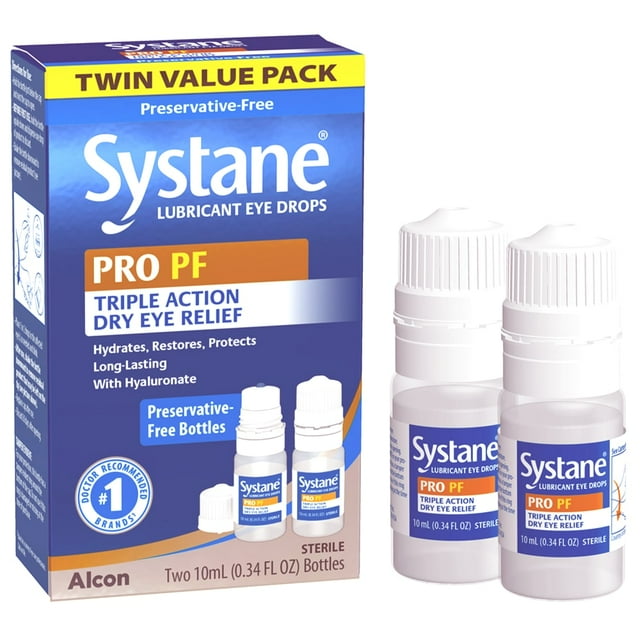 SYSTANE PRO Multi-Dose Preservative-Free Dry Eye Drops 20mL for Daily ...