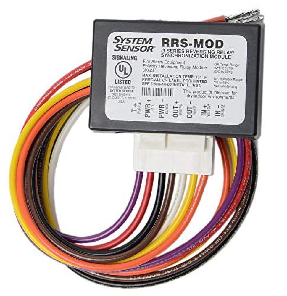SYSTEM SENSOR RRSMOD REVERSE RELAY MODULE FOR i3 - Walmart.com