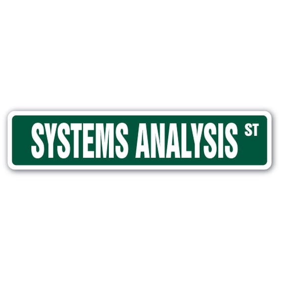 SYSTEMS ANALYSISÃ¯¿½ Street Sign technical computer operation systems ...