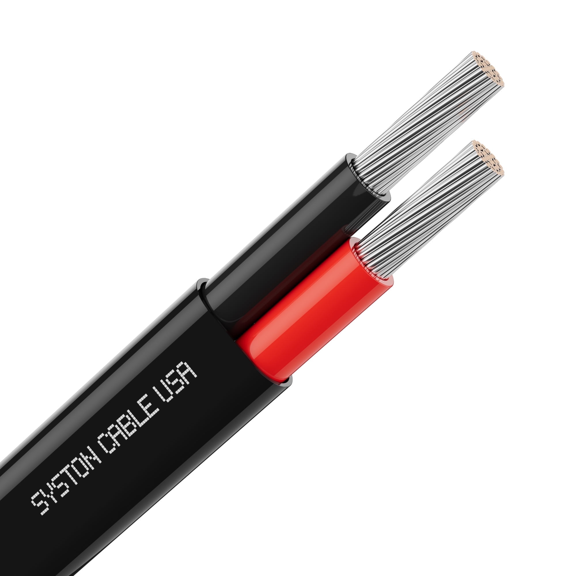 SYSTON 18/2 Automotive Wire, 18 AWG 2 Conductors 100% Stranded Tinned ...