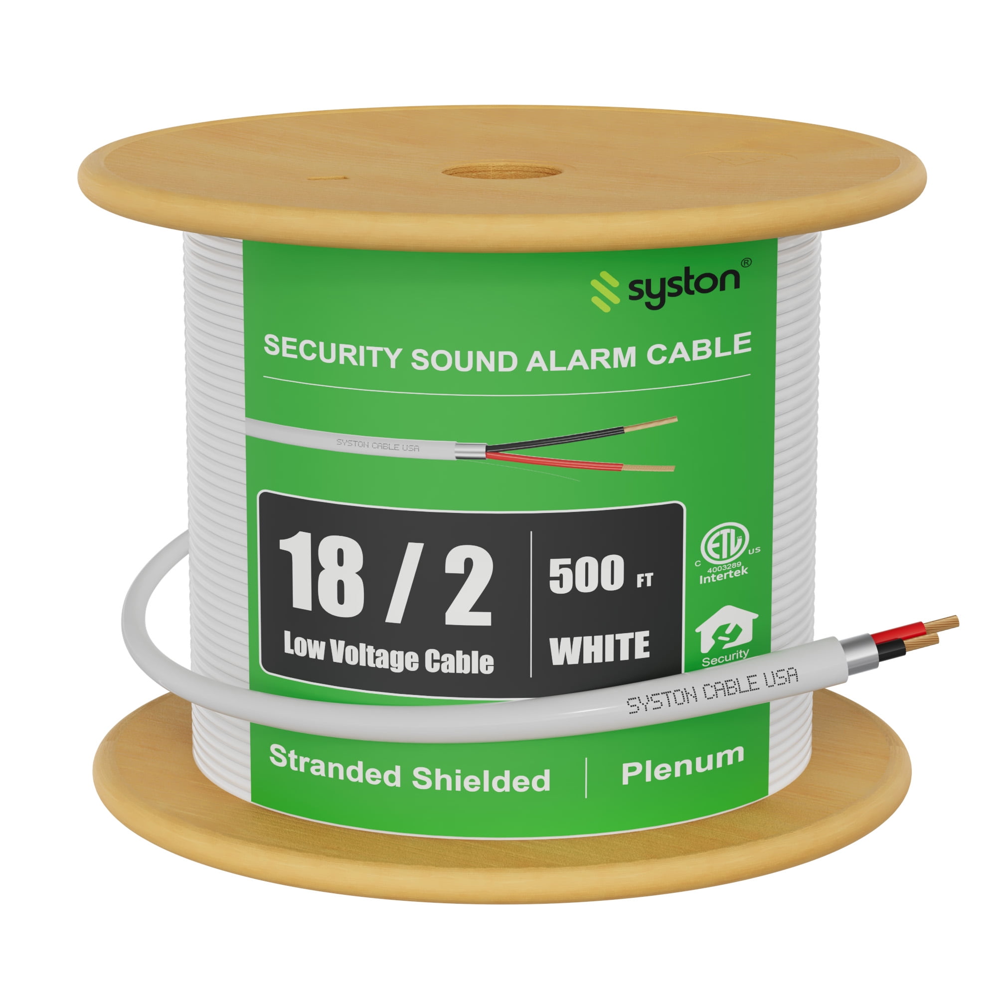 SYSTON 18/2 Fire Security Burglar Station Sound Alarm Control Cable ...