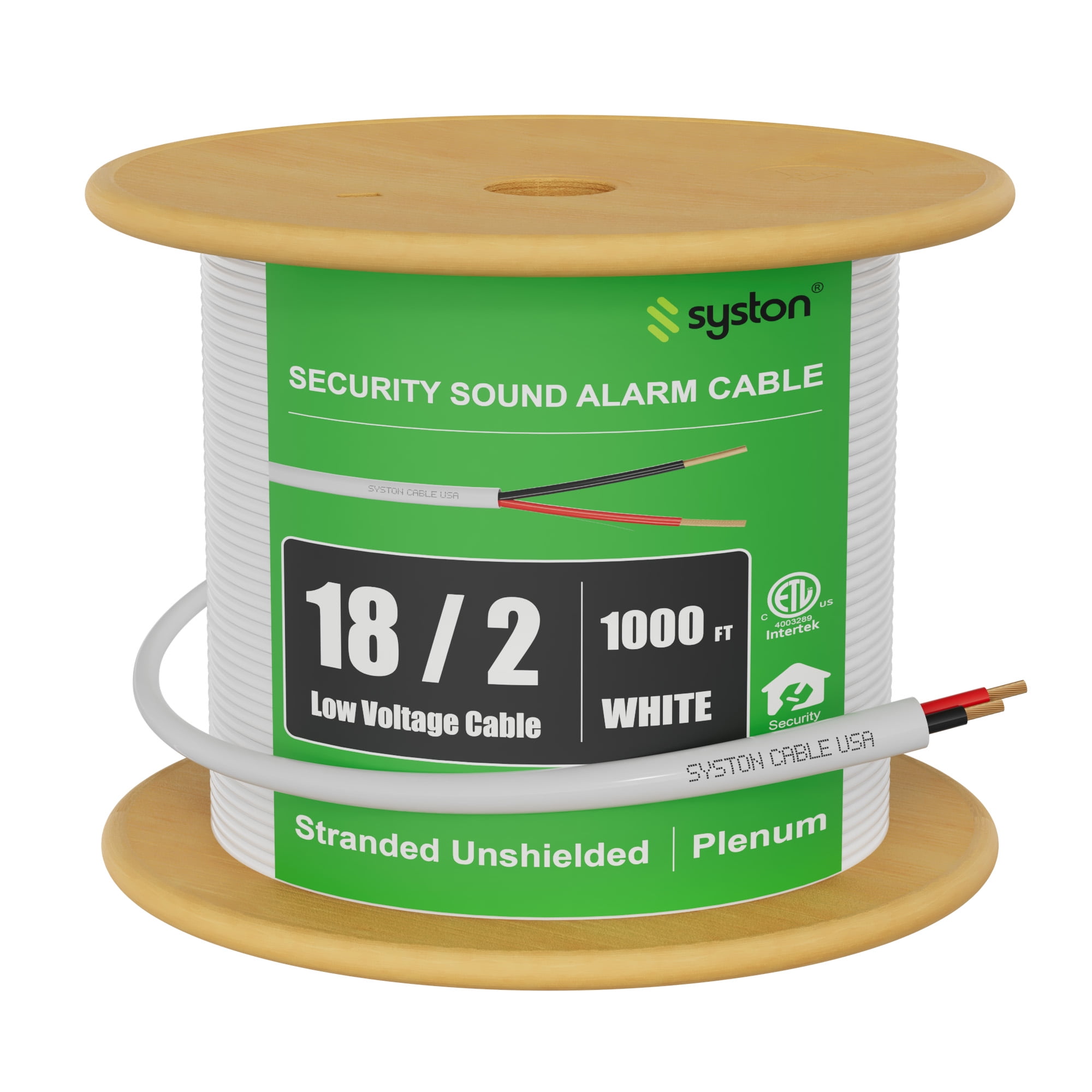 SYSTON 18/2 Fire Security Burglar Station Sound Alarm Control Cable ...