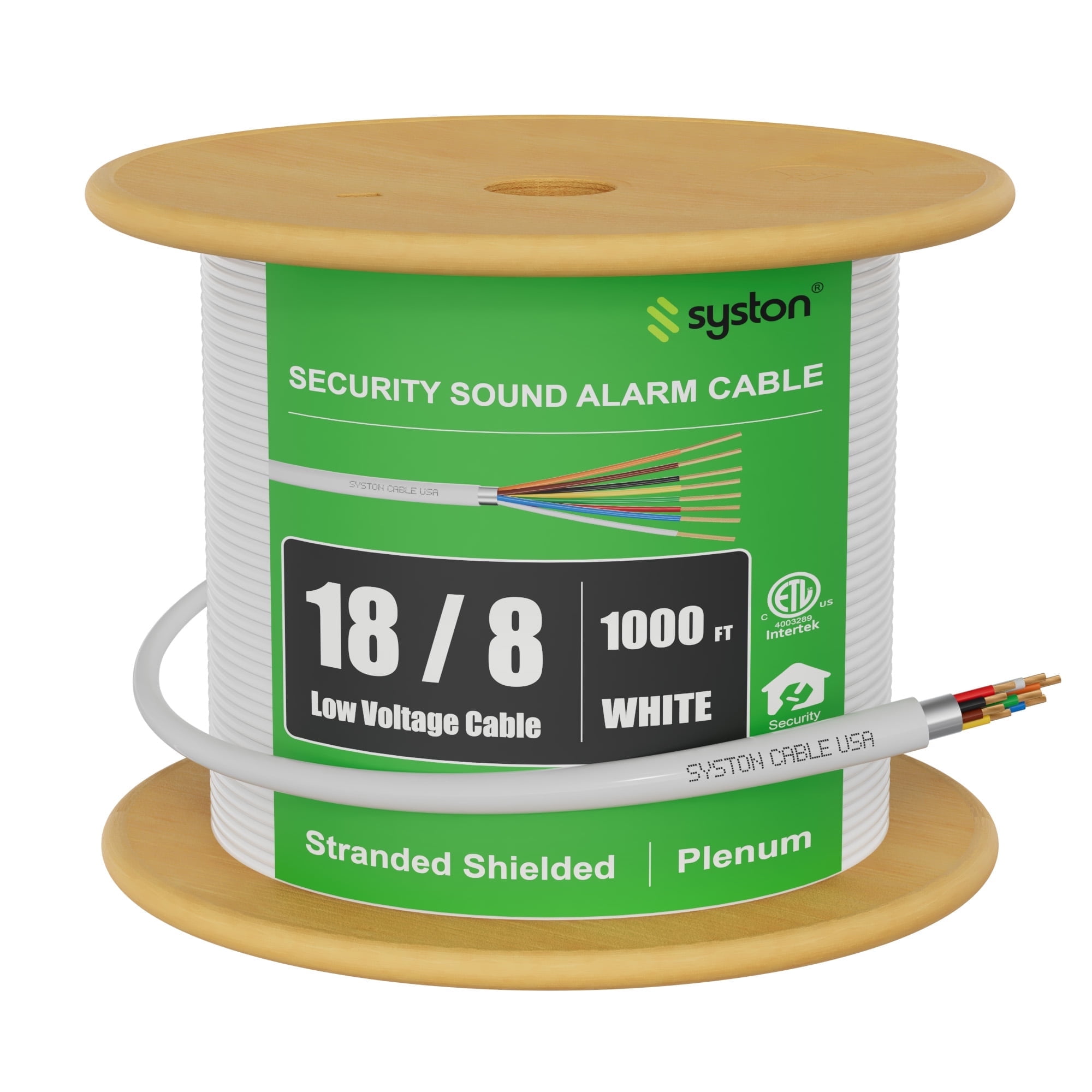 SYSTON 18/8 Fire Security Burglar Station Sound Alarm Control Cable ...