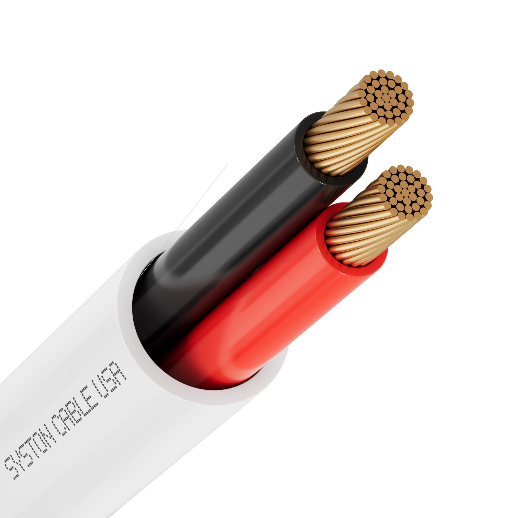 SYSTON CABLE TECHNOLOGY 14/2 Stranded OFC Audio Cable, UL/ETL CL3R/FT4 ...