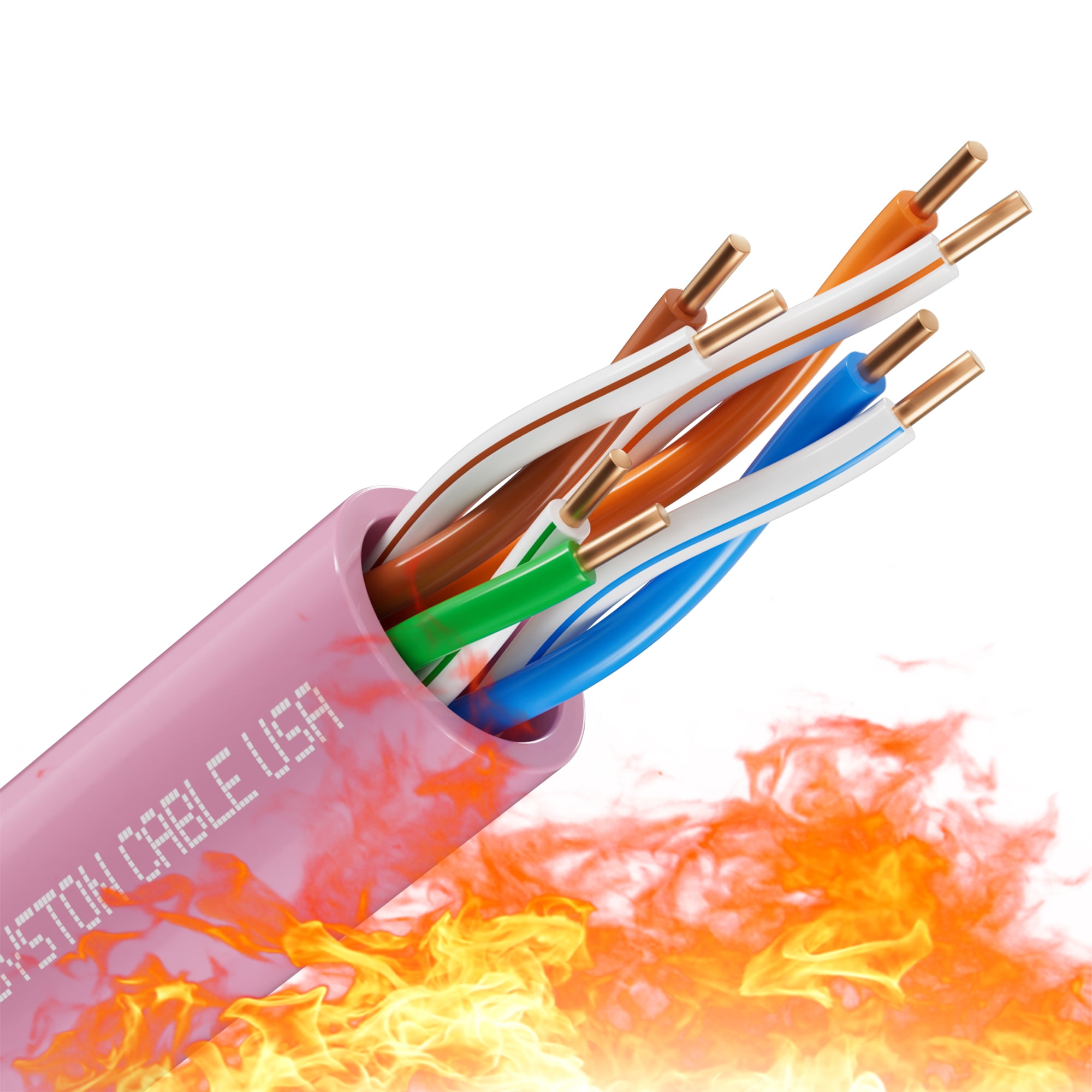 SYSTON CABLE TECHNOLOGY Cat 5E Ethernet Network Cable - 300 FT, 350MHz ...
