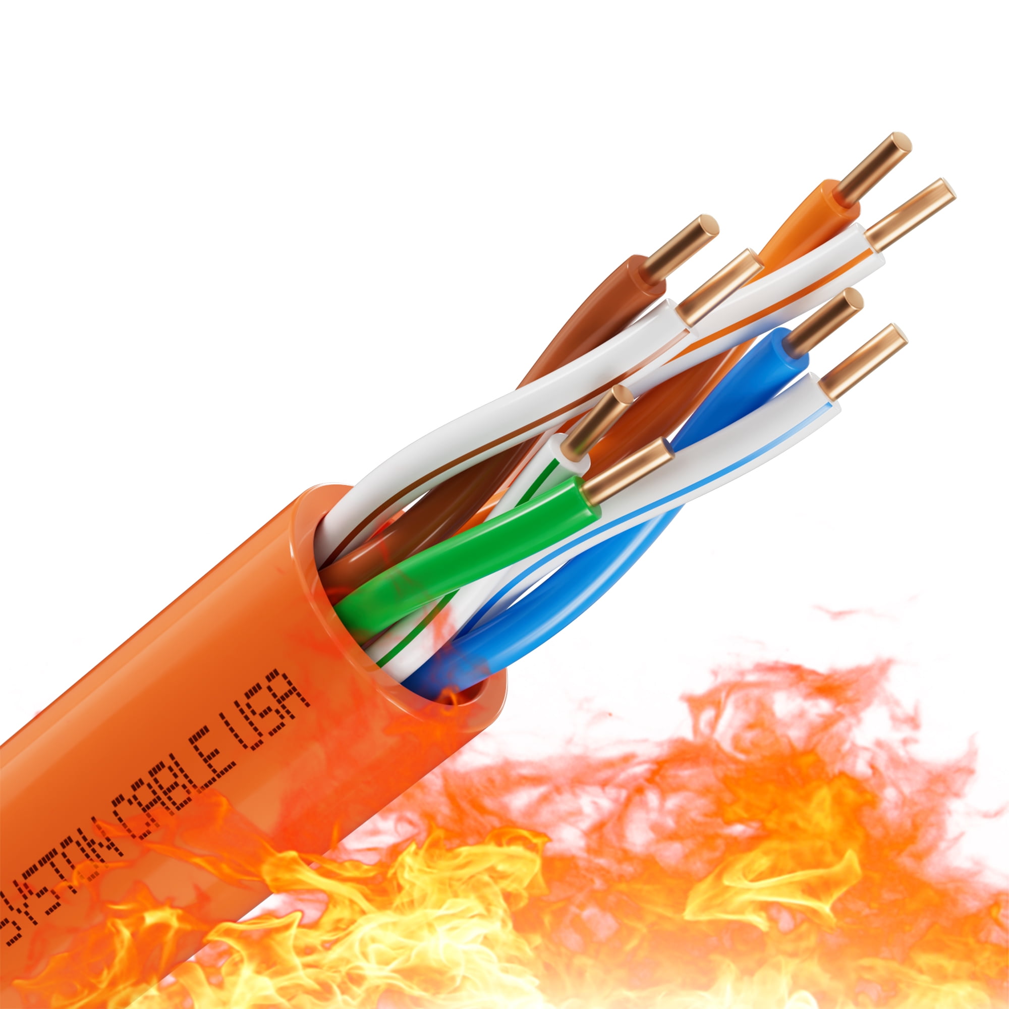 SYSTON CABLE TECHNOLOGY Cat 5E Ethernet Network Cable - 300 FT, 350MHz ...