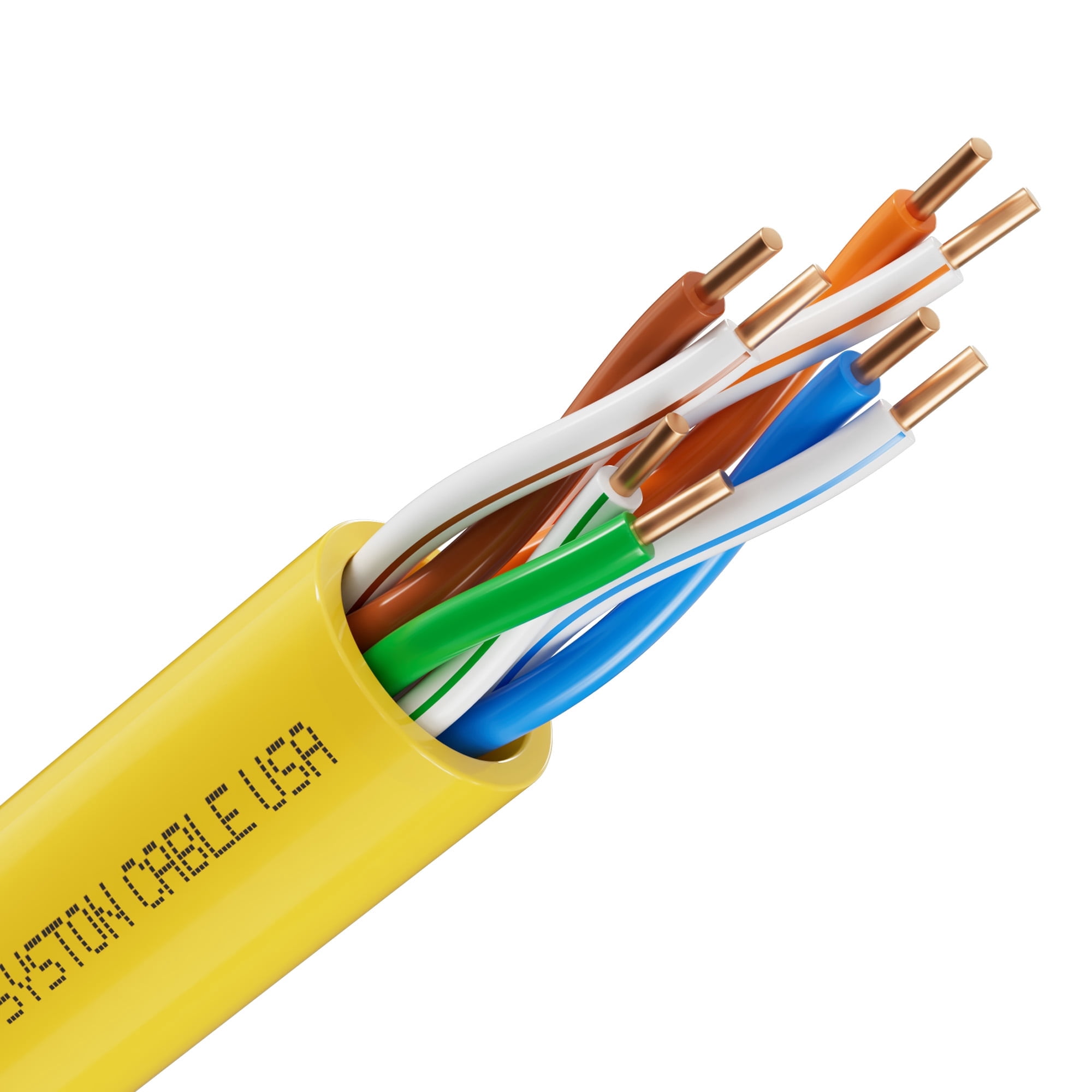 SYSTON CABLE TECHNOLOGY Cat 5e Ethernet Network Cable - 300 FT, 350MHz ...