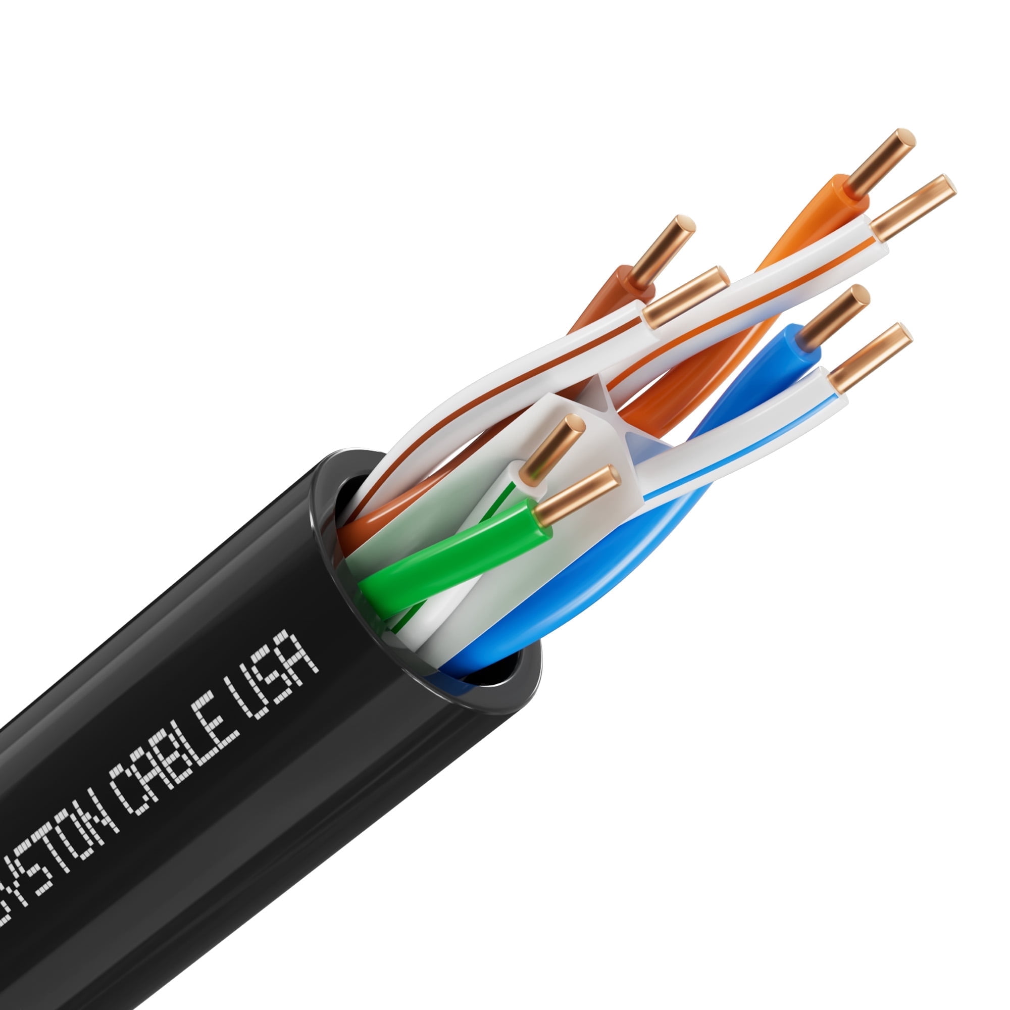 SYSTON CABLE TECHNOLOGY Cat 6E Ethernet Network Cable - 250 FT, 600MHz ...