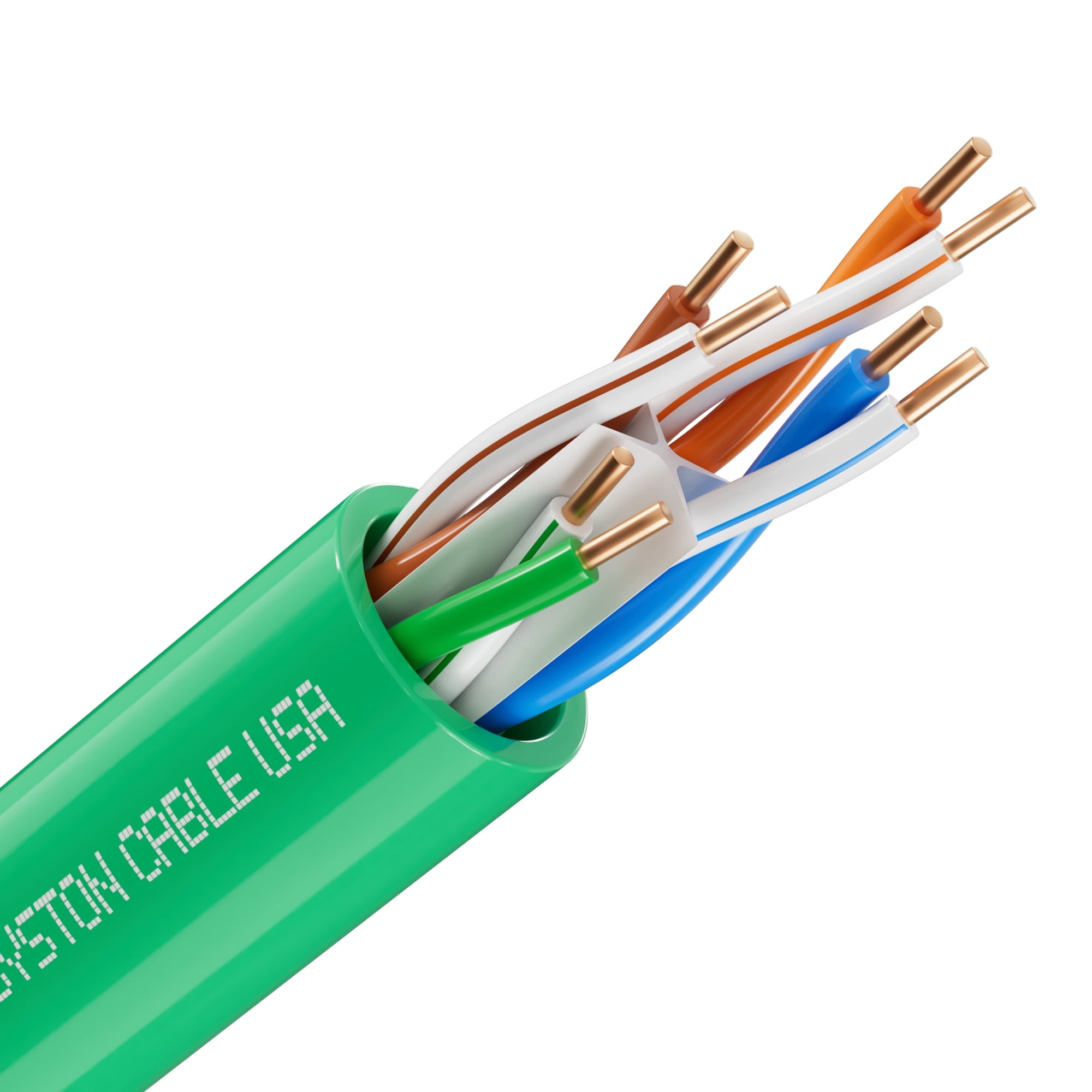 SYSTON CABLE TECHNOLOGY Cat 6E Ethernet Network Cable - 900 FT, 600MHz ...