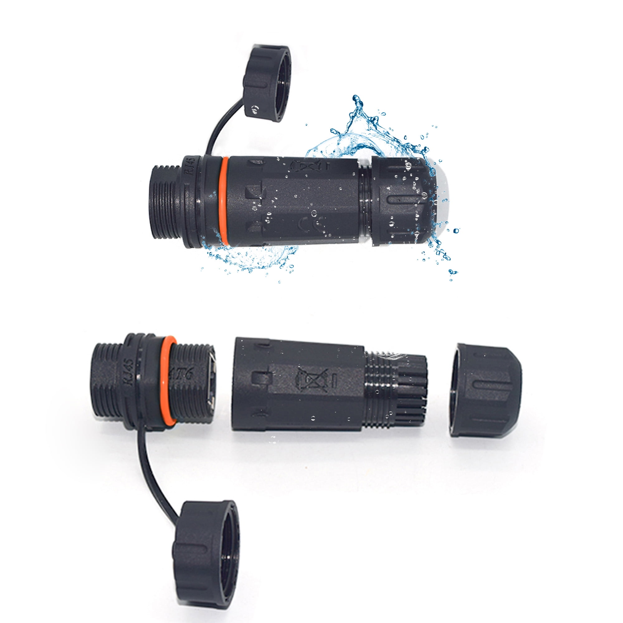 SYSTON Waterproof RJ45 Coupler IP68, Ethernet Female to Female Coupler ...