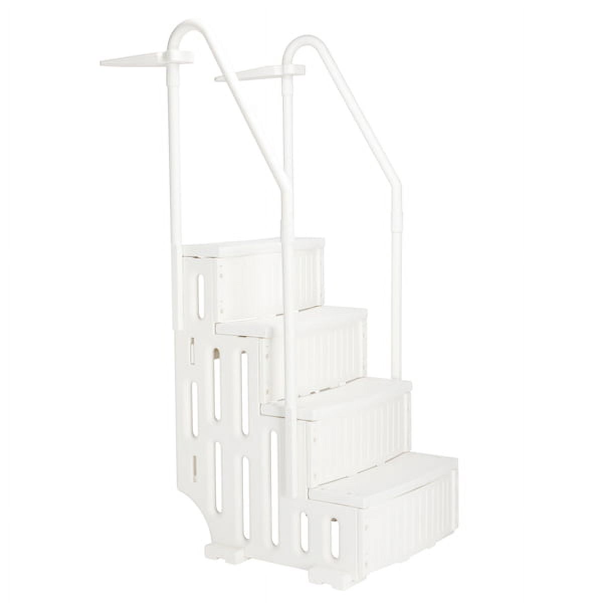 SYTHERS Swimming Pool Ladder, 4 Steps Swimming Pool Escalator above ...