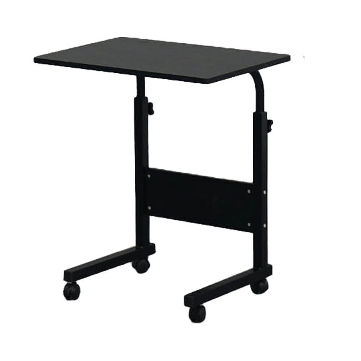 SYTHERS Rolling Desk, Wheeled Computer Desk, Small Portable Computer ...