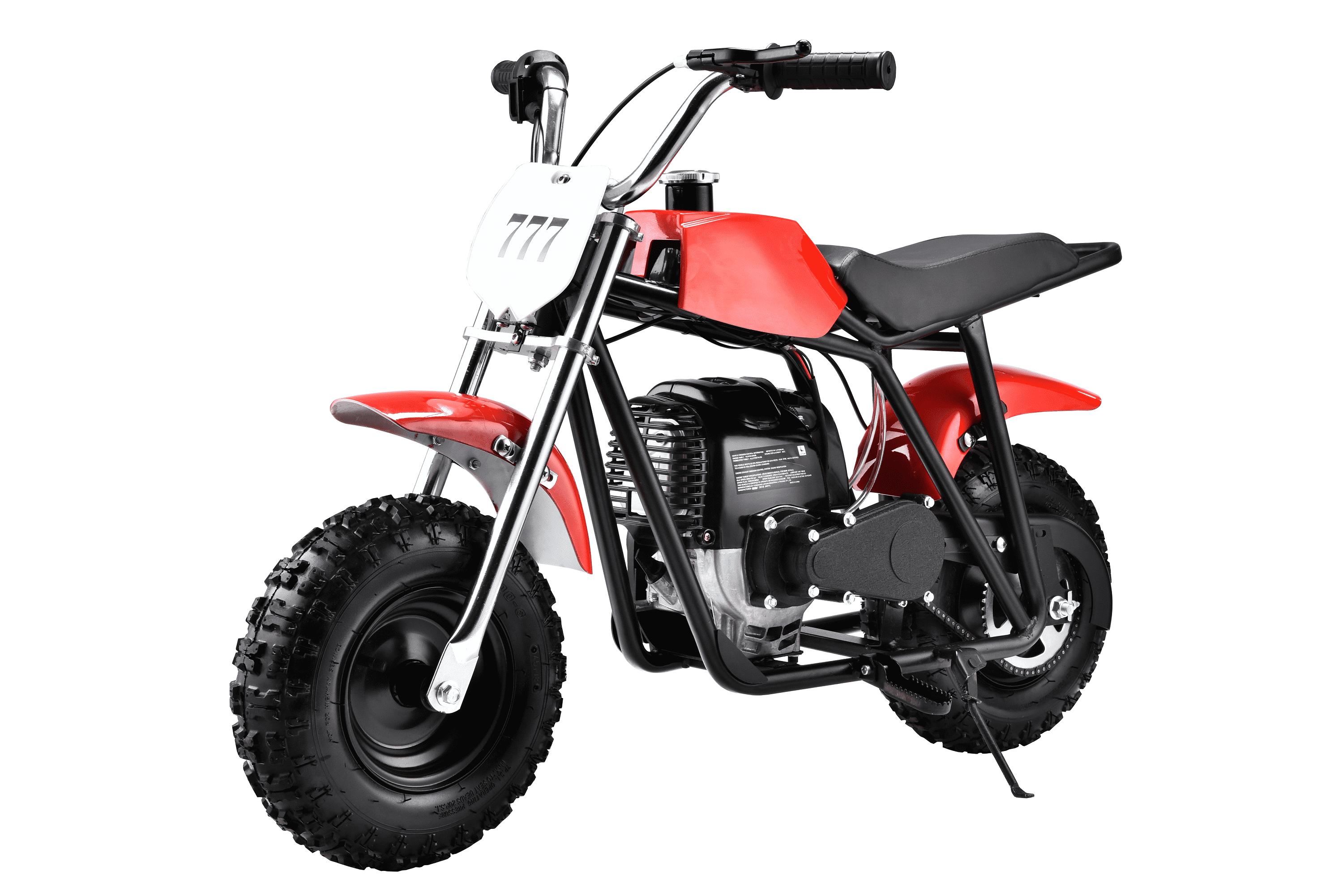 SYX MOTO MT-6 Gas Power 40cc 4 Stroke Kids Dirt Bike, Pull Start, Red ...