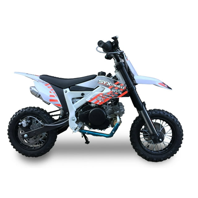 SYX MOTO Mini Youth Gasoline Dirt Bike Motorcycle, 60cc 4 Stroke ...