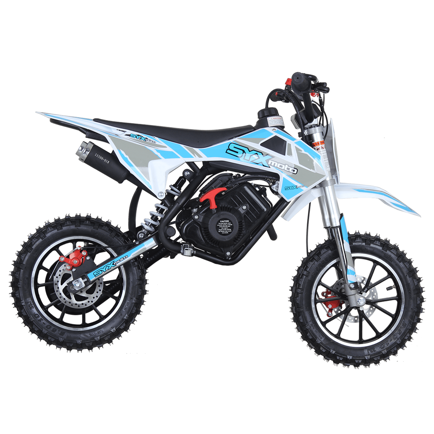 SYX MOTO VK 58cc 4 Stroke Real Motorcycle Engine Gas Powered Kids Dirt Bike, Pull Start, New ...