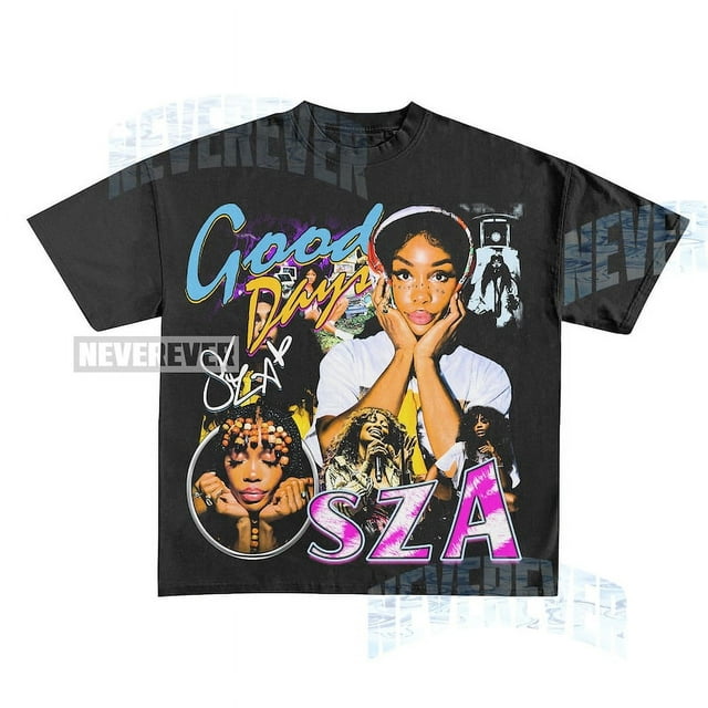 SZA 90s retro rap tee | Bootleg rap tee - Walmart.com