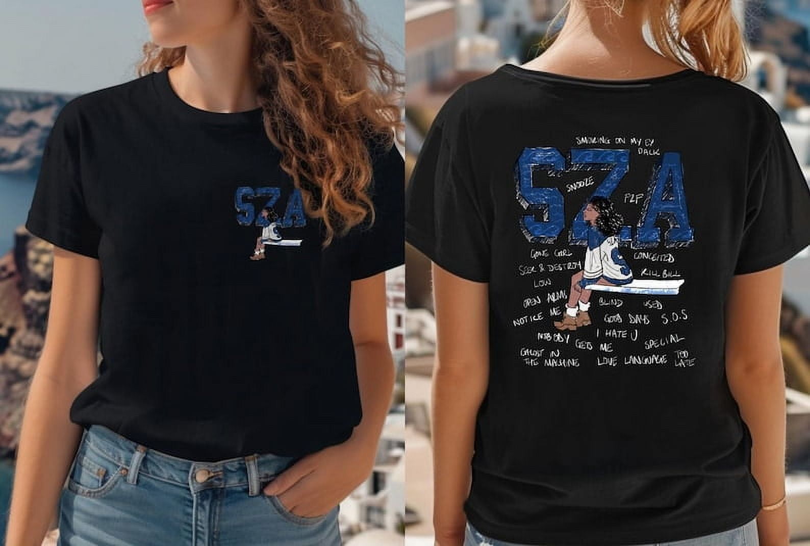 SZA Album Cover, SZA Merch, SZA Aesthetic Tee, Music Fans Shirt, Gift ...