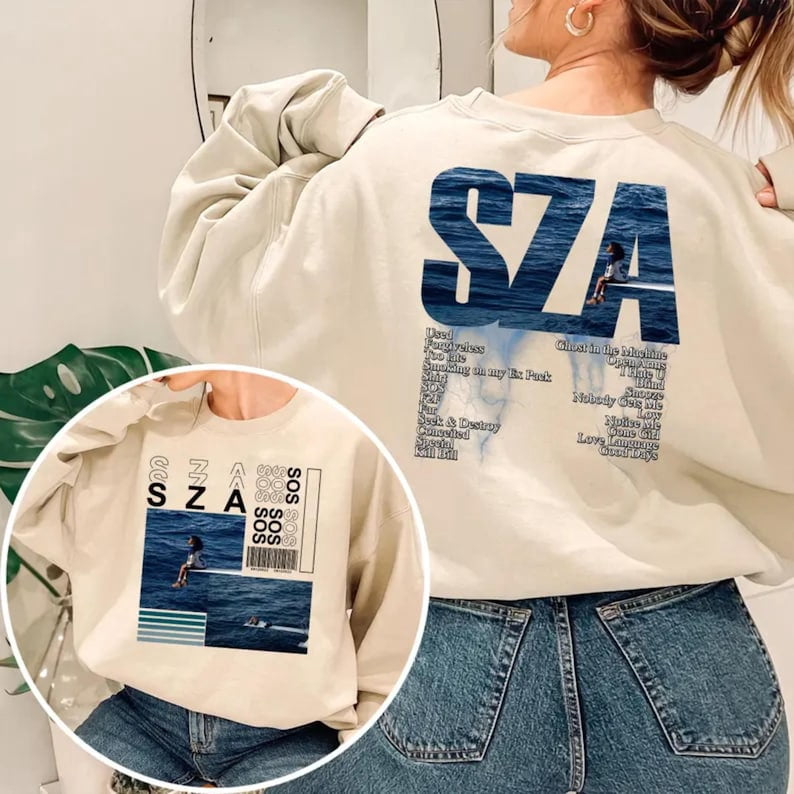 SZA Album Cover, SZA Merch, SZA Aesthetic Tee, Music Fans Shirt, Gift ...