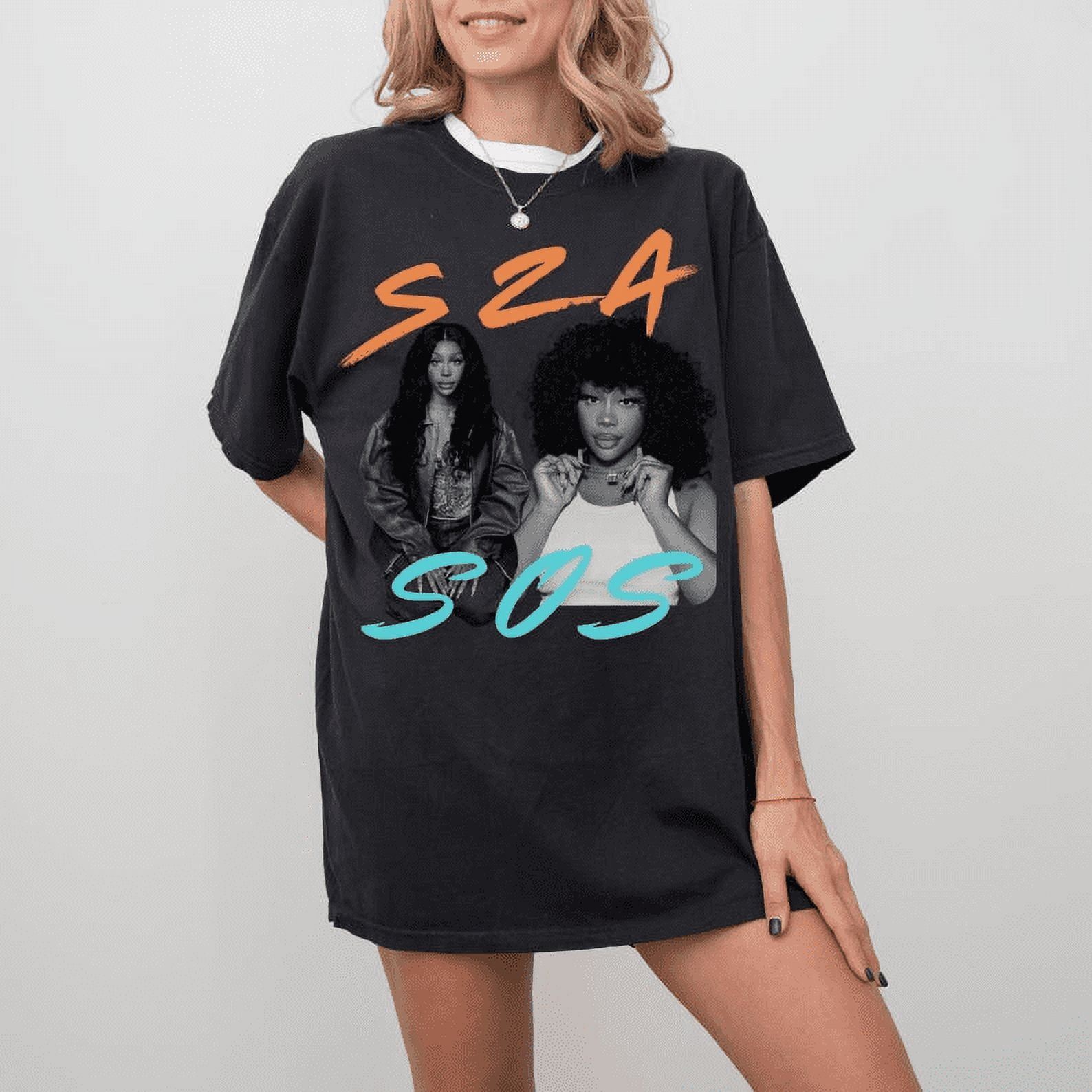 SZA Album Cover T-Shirt, Vintage Style Graphic Tee, Fan Concert Merch ...