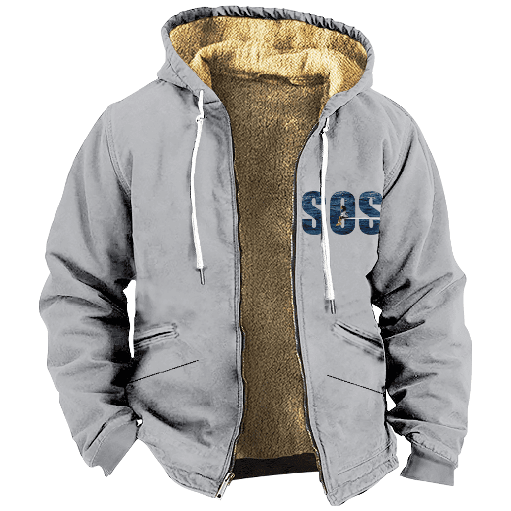SZA Album S.O.S Touring Merch Winter Clothing Men's Full Zip Hoodie ...