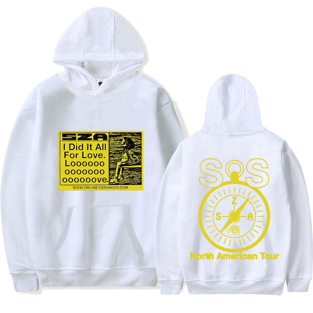 SZA All For Love Tour Merch Hoodies Winter Men/Women Hooded Sweatshirt ...