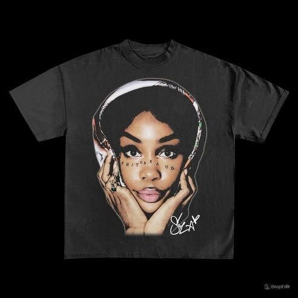 SZA BIG FACE T Shirt, SOS Concert T Shirt, Full Color, Full Sizes, For ...