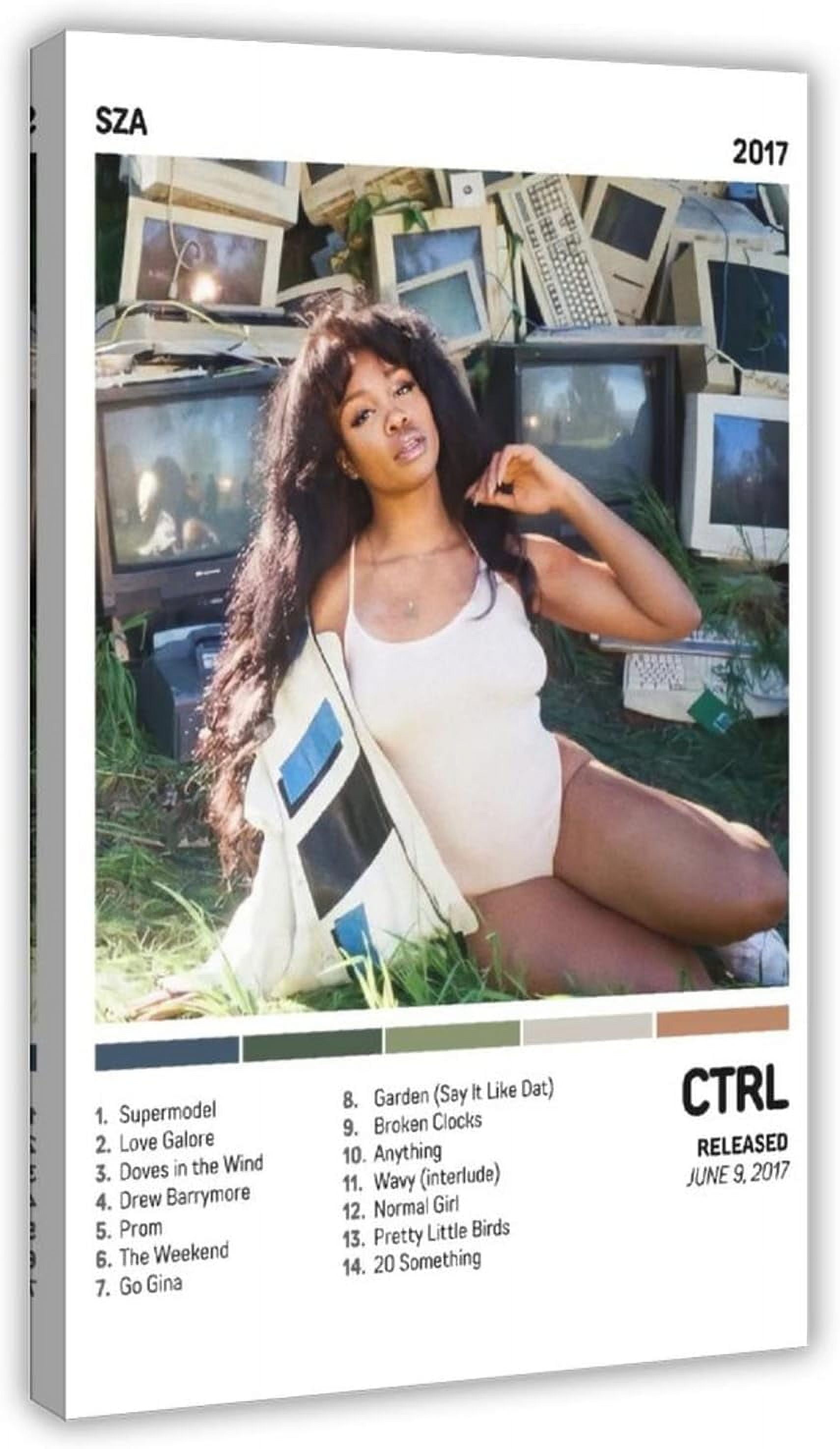 SZA Ctrl Album Cover Poster Canvas Poster Bedroom Decor Sports Landscape Office Room Decor Gift ...