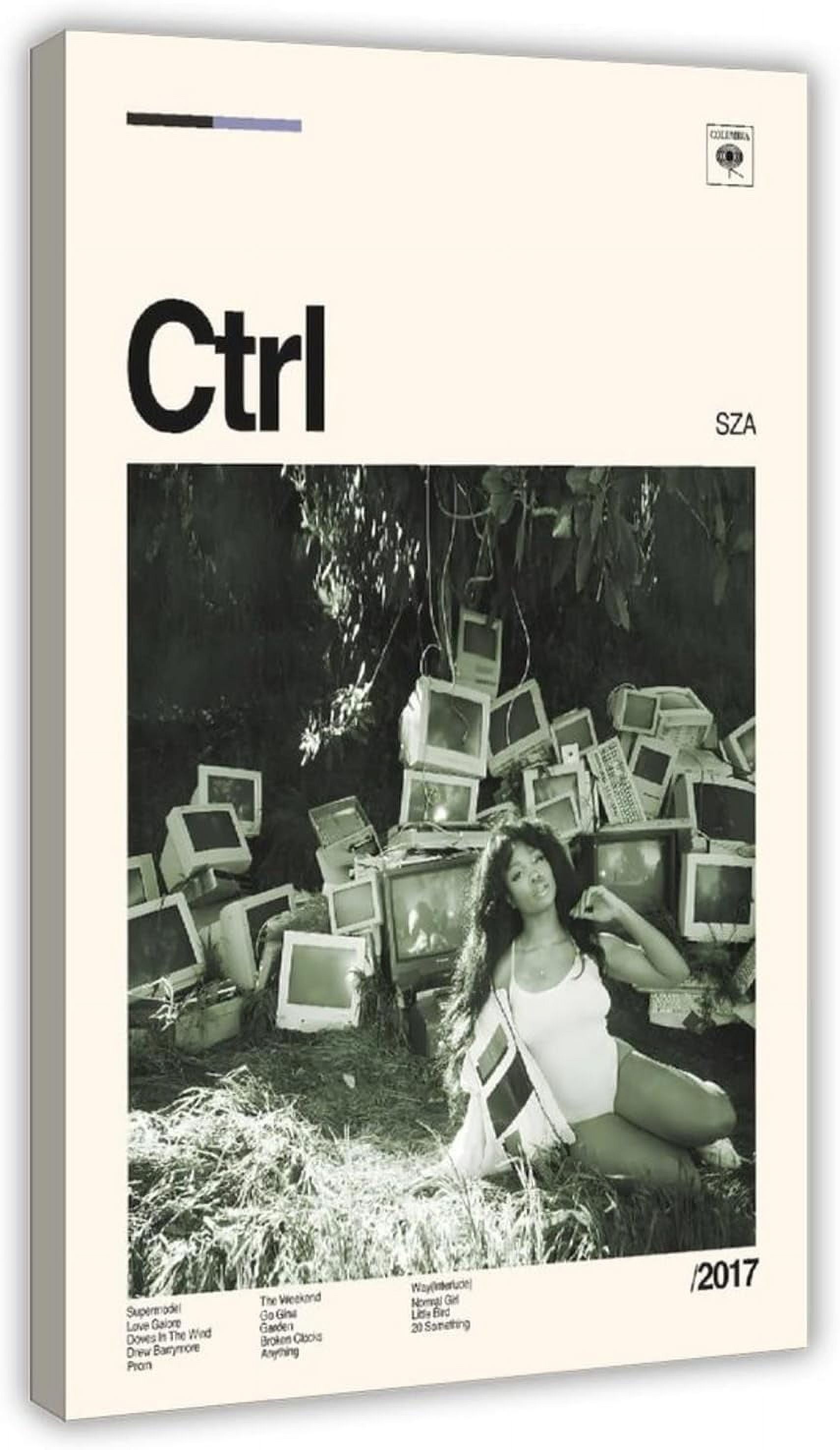 SZA Ctrl Album Cover Poster Canvas Poster Bedroom Decor Sports ...