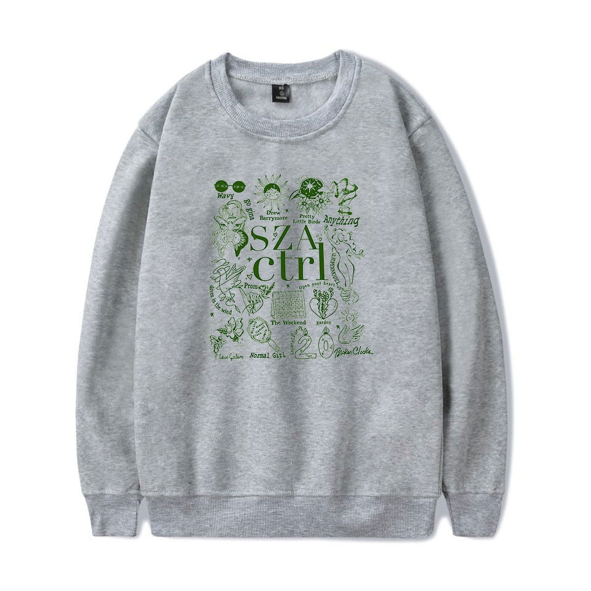 SZA Ctrl Merch Long Sleeve Crewneck Sweatshirt For Men/Women Winter ...