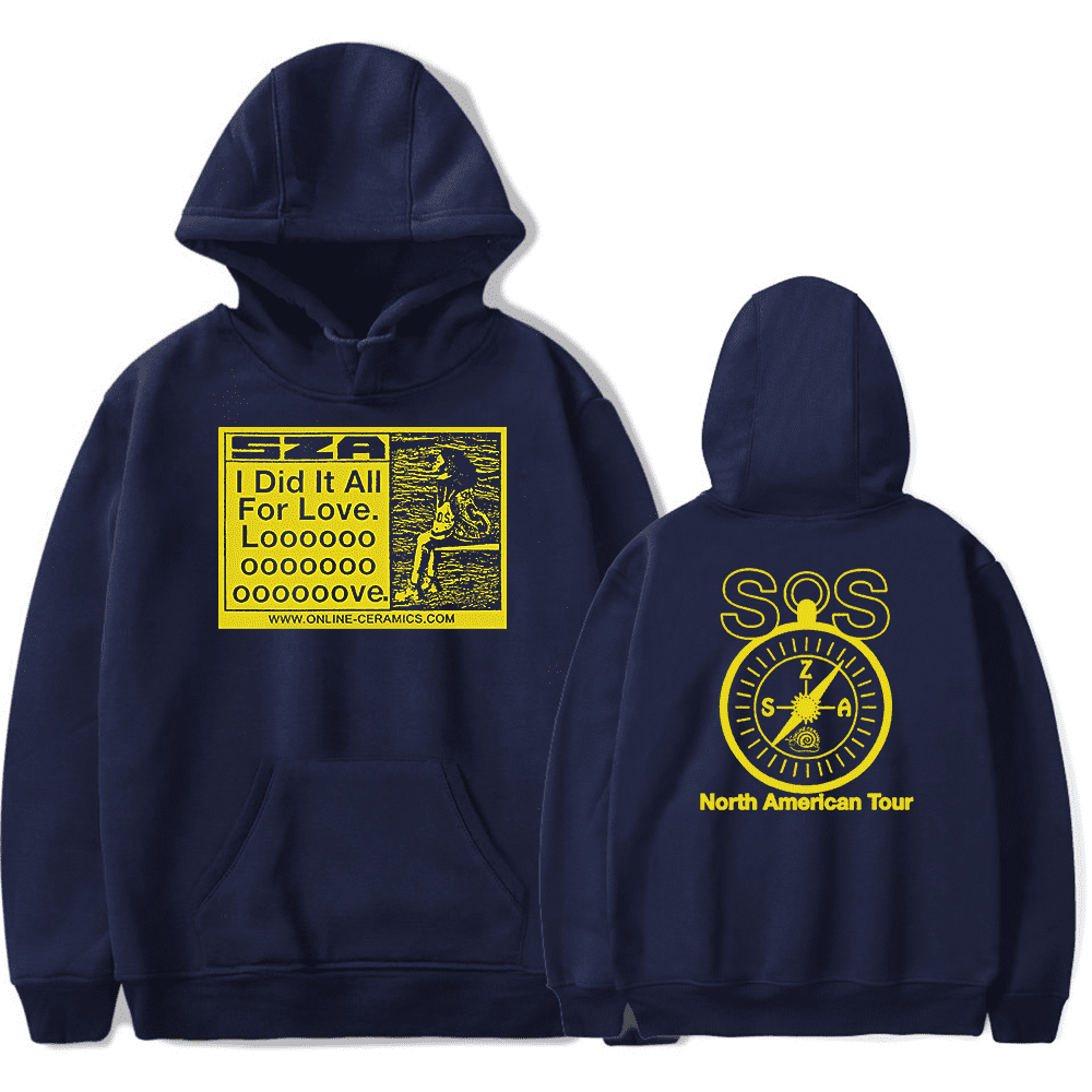 SZA Hoodie Merch SOS All For Love Tour Music Album Men Women Unisex ...