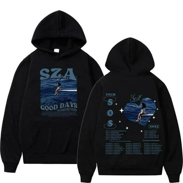 SZA Hoodie Tour SOS Long Sleeve Sweatshirt Women Men Streetwear Casual ...