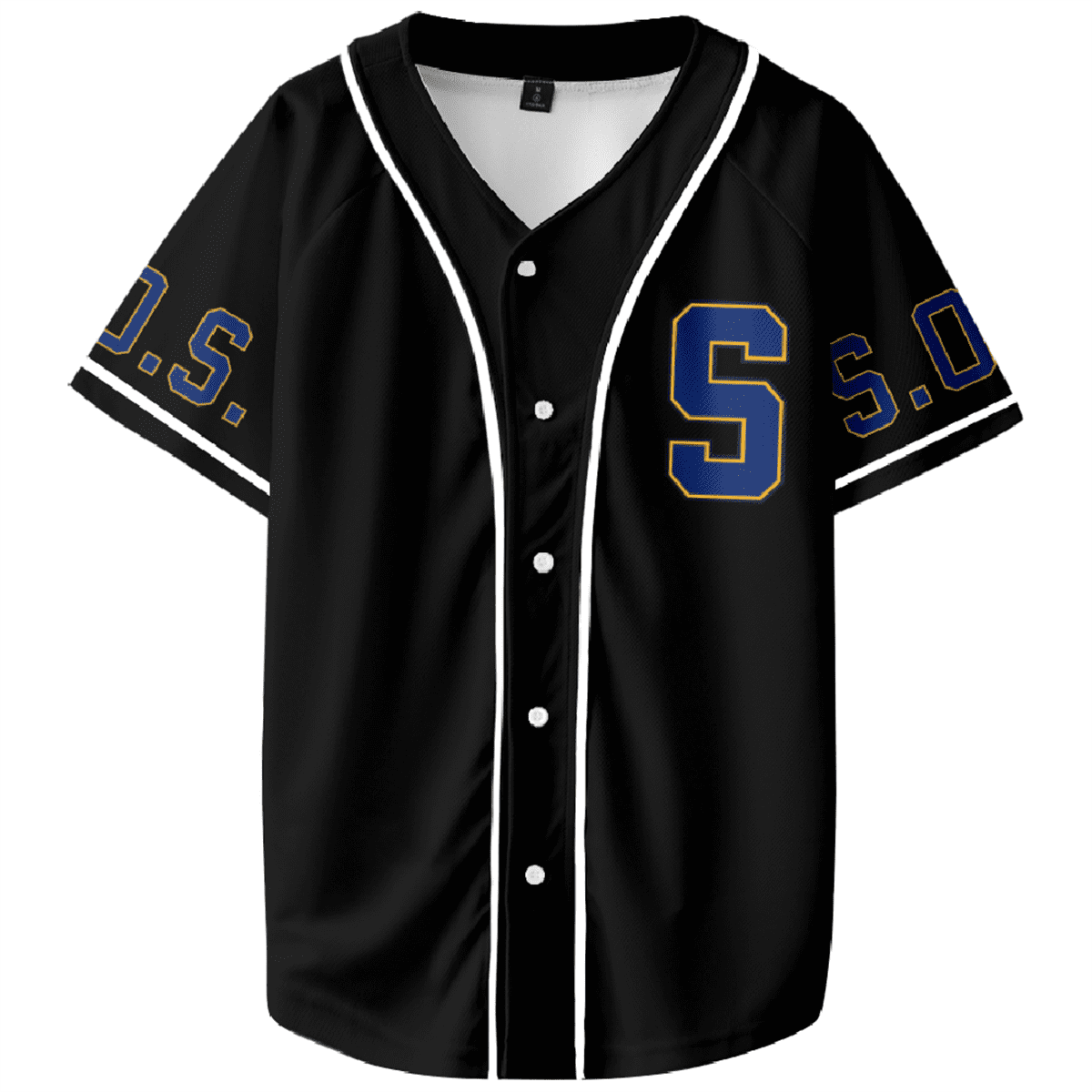 SZA Jersey SOS Blind New Album Baseball Short Sleeve Button Down Jersey ...