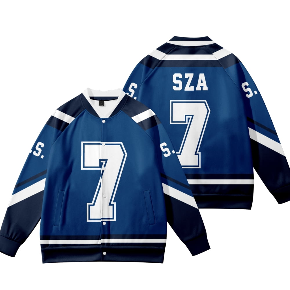 SZA Jersey SOS Merch Jacket Hoodies New Logo Women/Men Sweatshirt ...