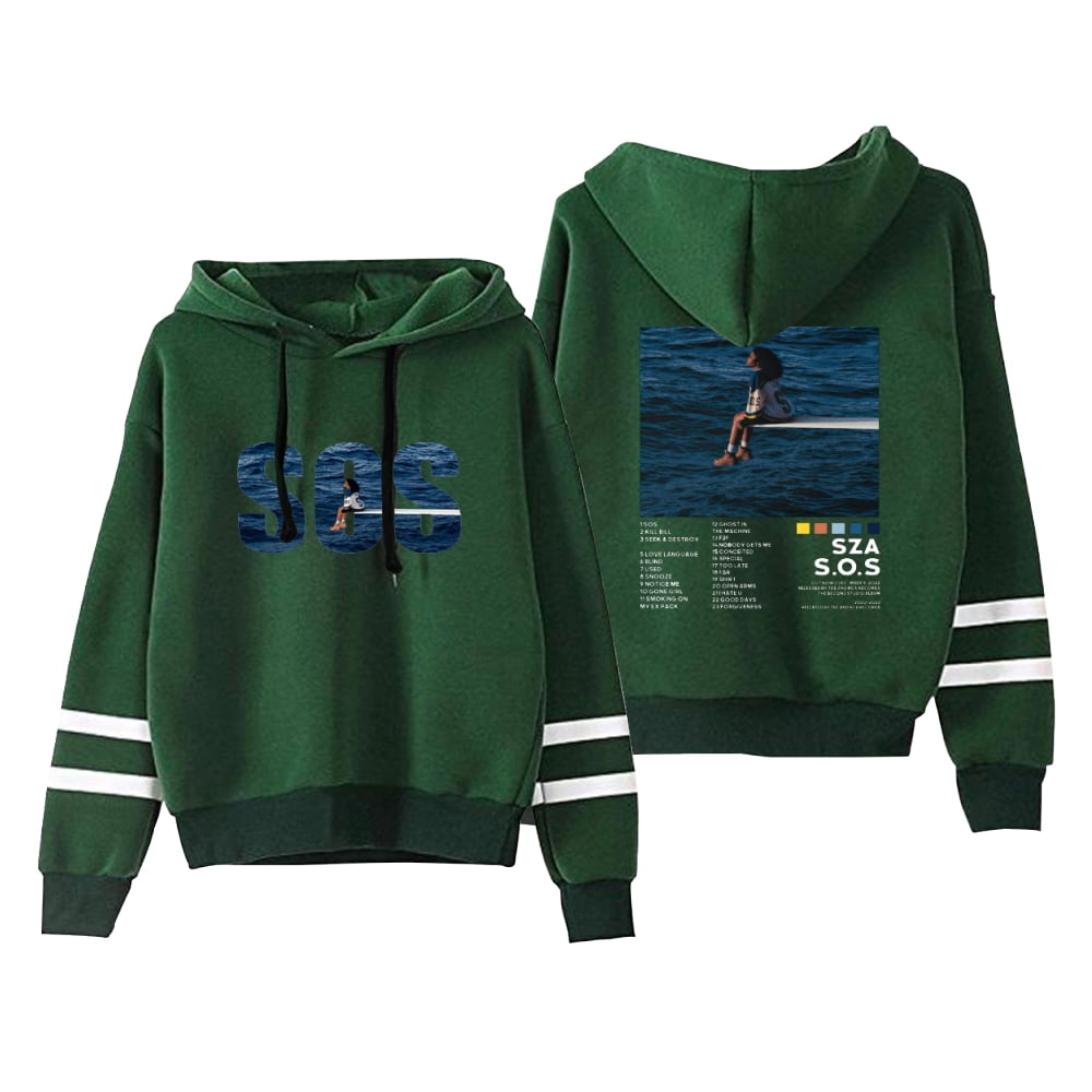 SZA Merch 2023 New Music Album SOS Hoodie Pocketless Parallel Bars ...