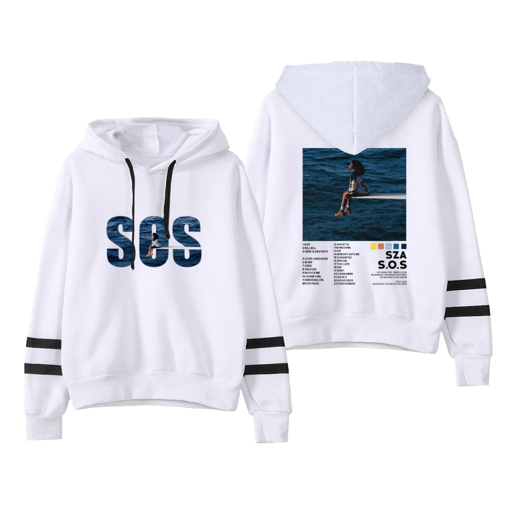 SZA Merch 2023 New Music Album SOS Hoodie Pocketless Parallel Bars ...