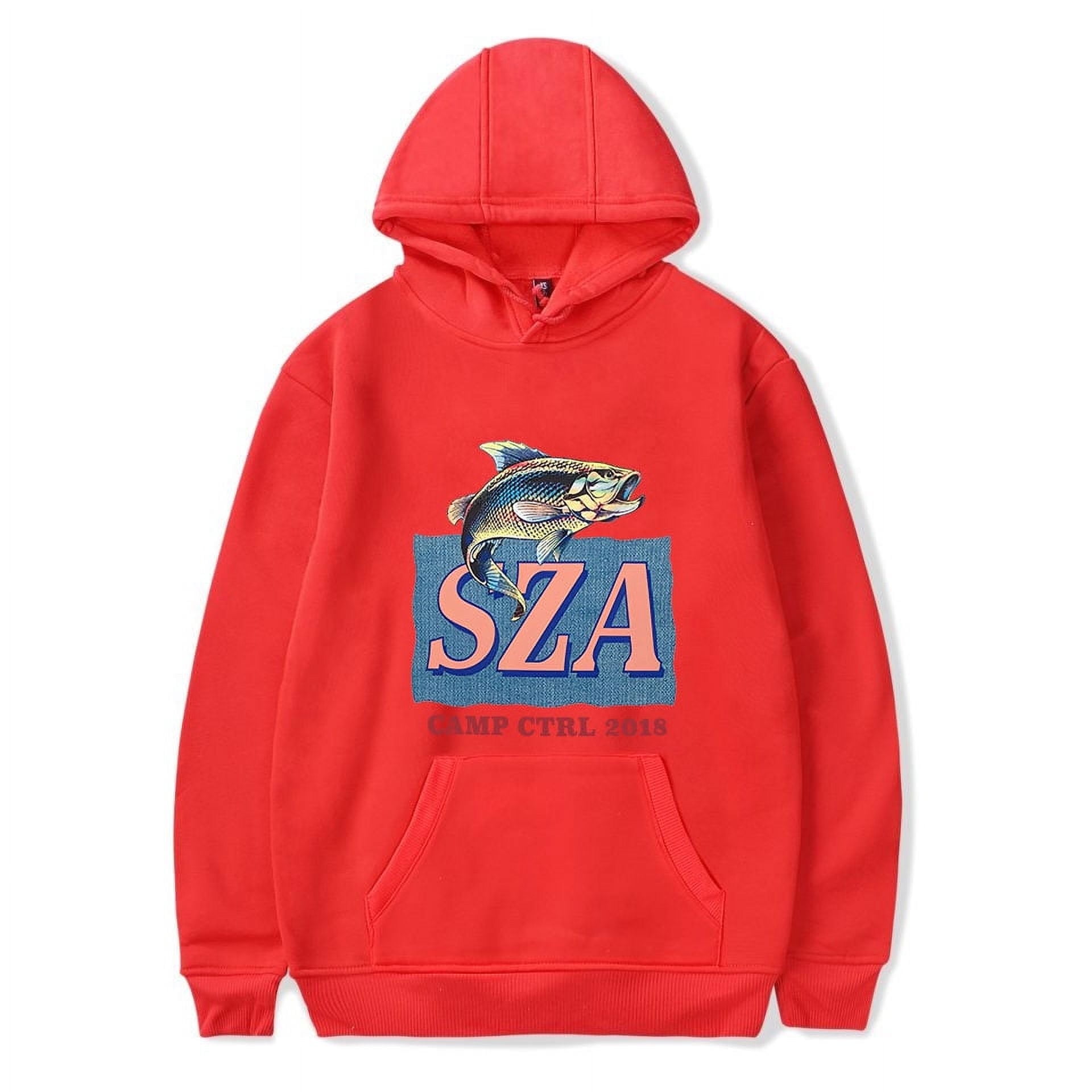 SZA Merch Hoodie SOS Tour 2023 Camp Ctrl Music Album Unisex Long Sleeve ...