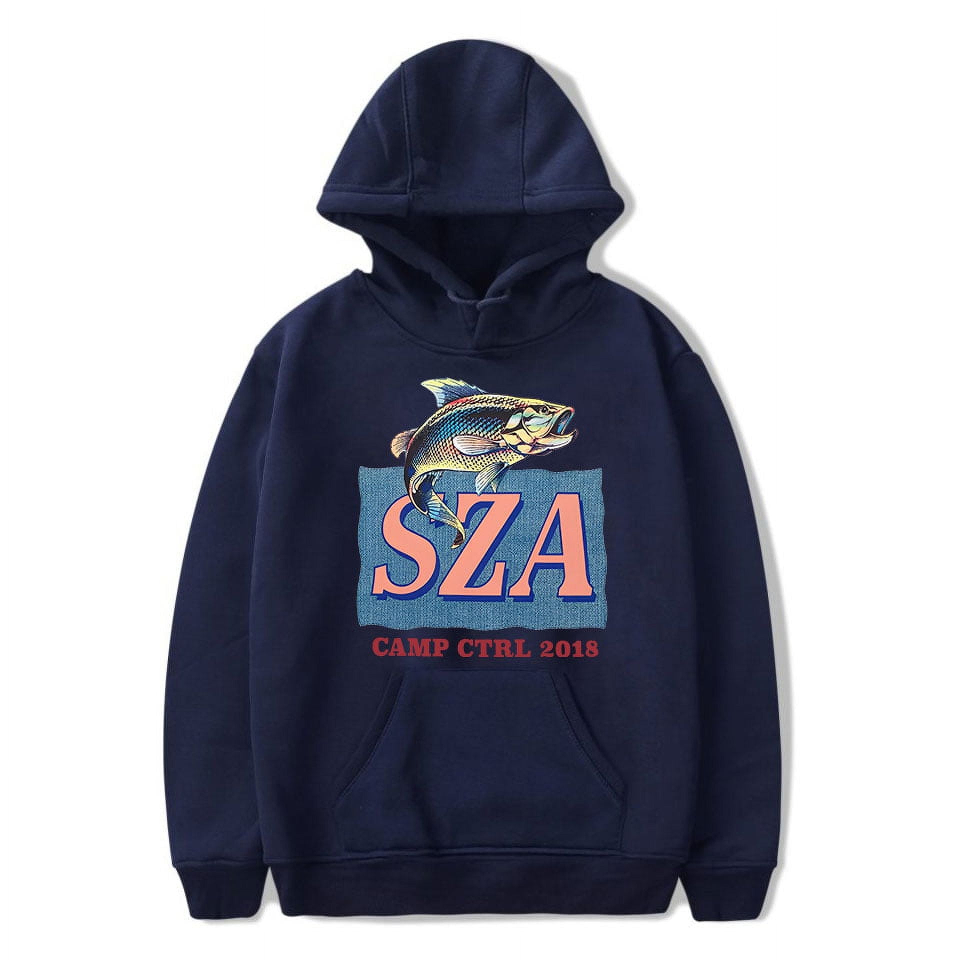 SZA Merch Hoodie SOS Tour 2023 Camp Ctrl Music Album Unisex Long Sleeve ...