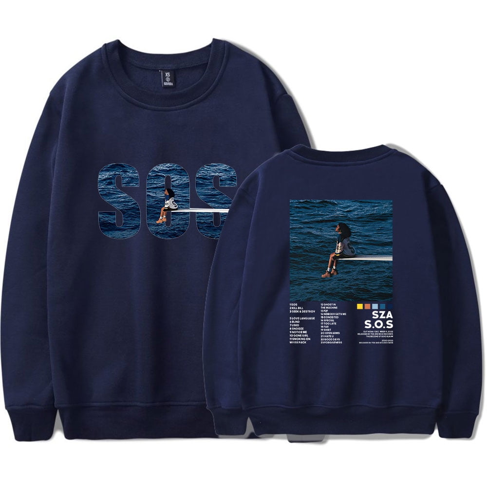 SZA New Album SOS Merch Men Crewneck Sweatshirts Women Casual Pullover ...