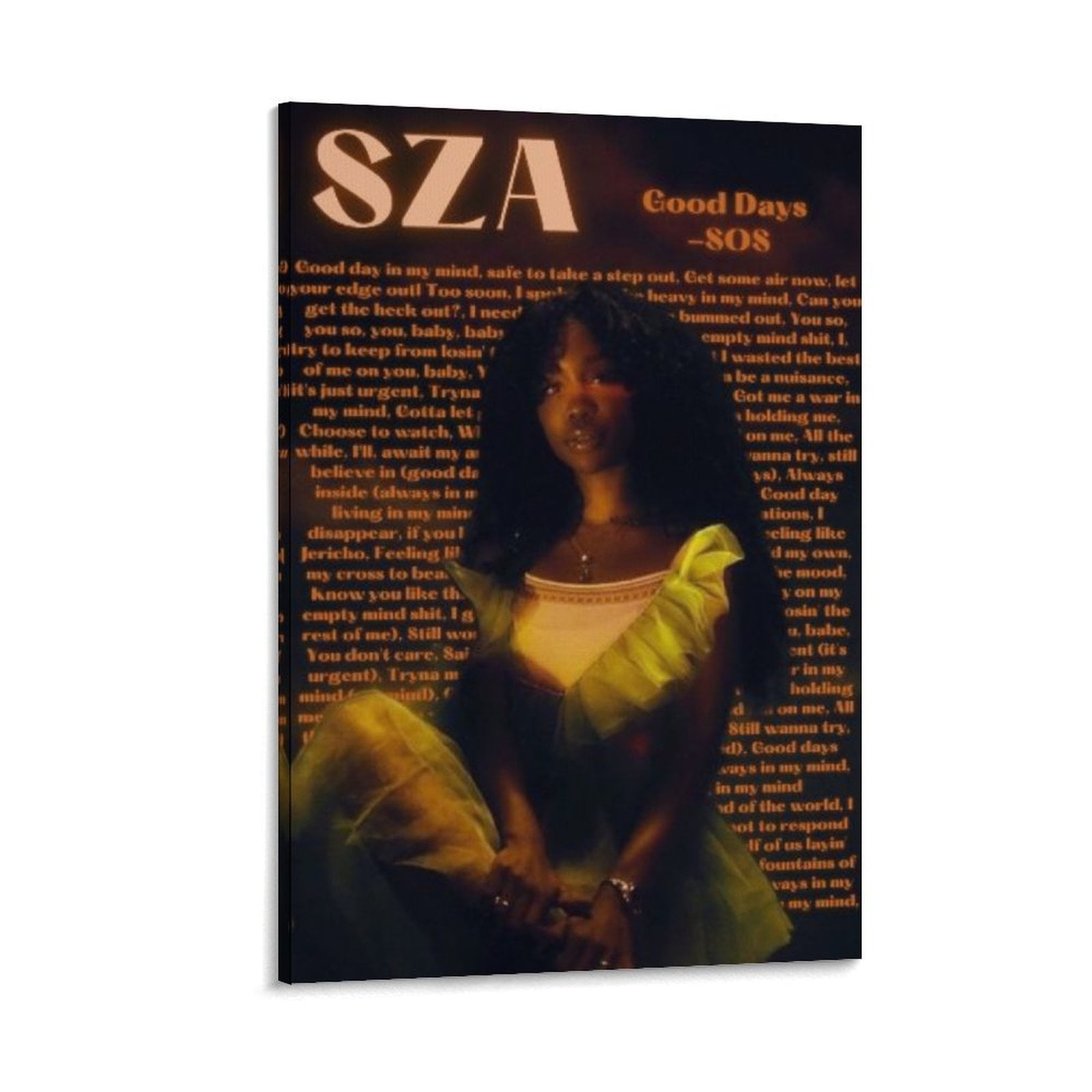 SZA Poster Poster Music Posters Canvas Art Poster And Wall Art Picture ...