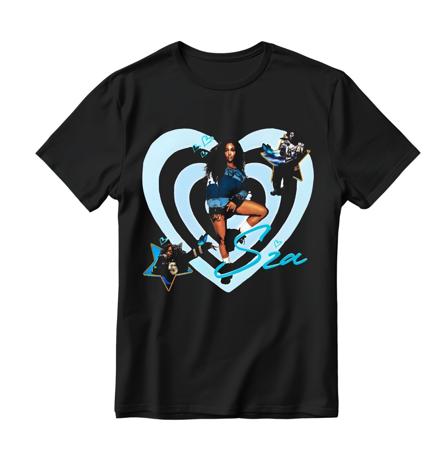SZA SOS 2024 Concert Tour Graphic Clothes - Harajuku Hip Hop T-Shirt Streetwear - Walmart.com