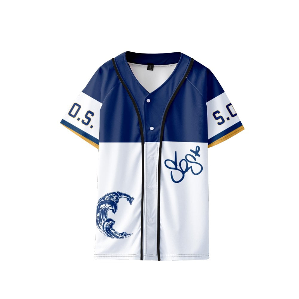 SZA SOS Album Baseball Jersey Merch North American Tour 2023 Streetwear ...