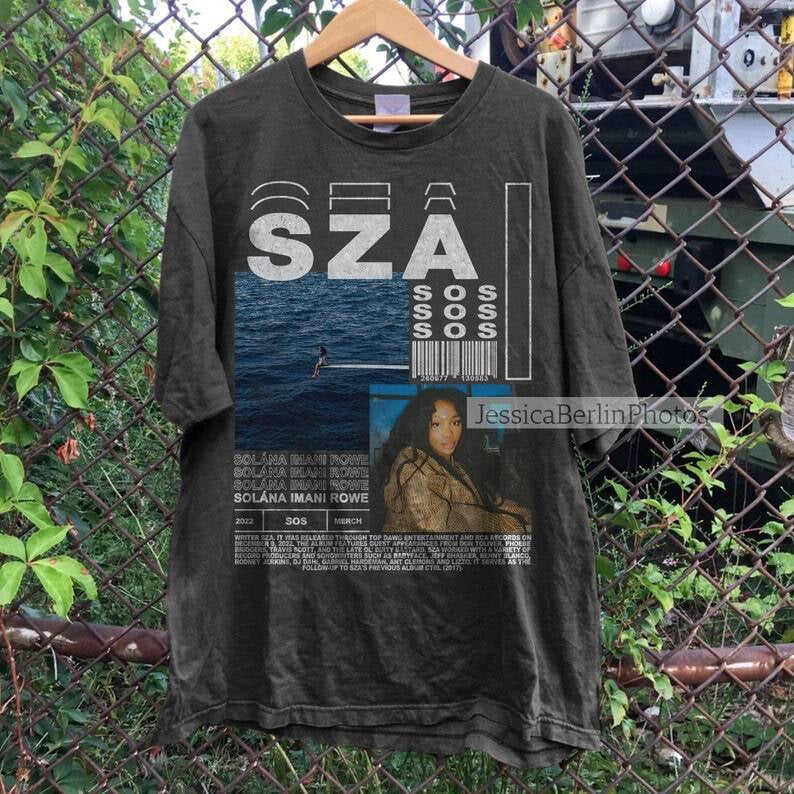SZA SOS Album Tshirt, SZA New Album Aesthetic Singer Rapper T-shirt ...