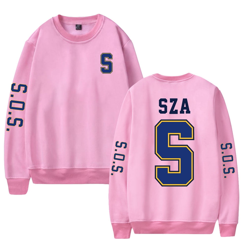 SZA SOS Blind New Album Merch Crewneck Long Sleeve Streetwear Women Men Sweatshirt Fashion ...