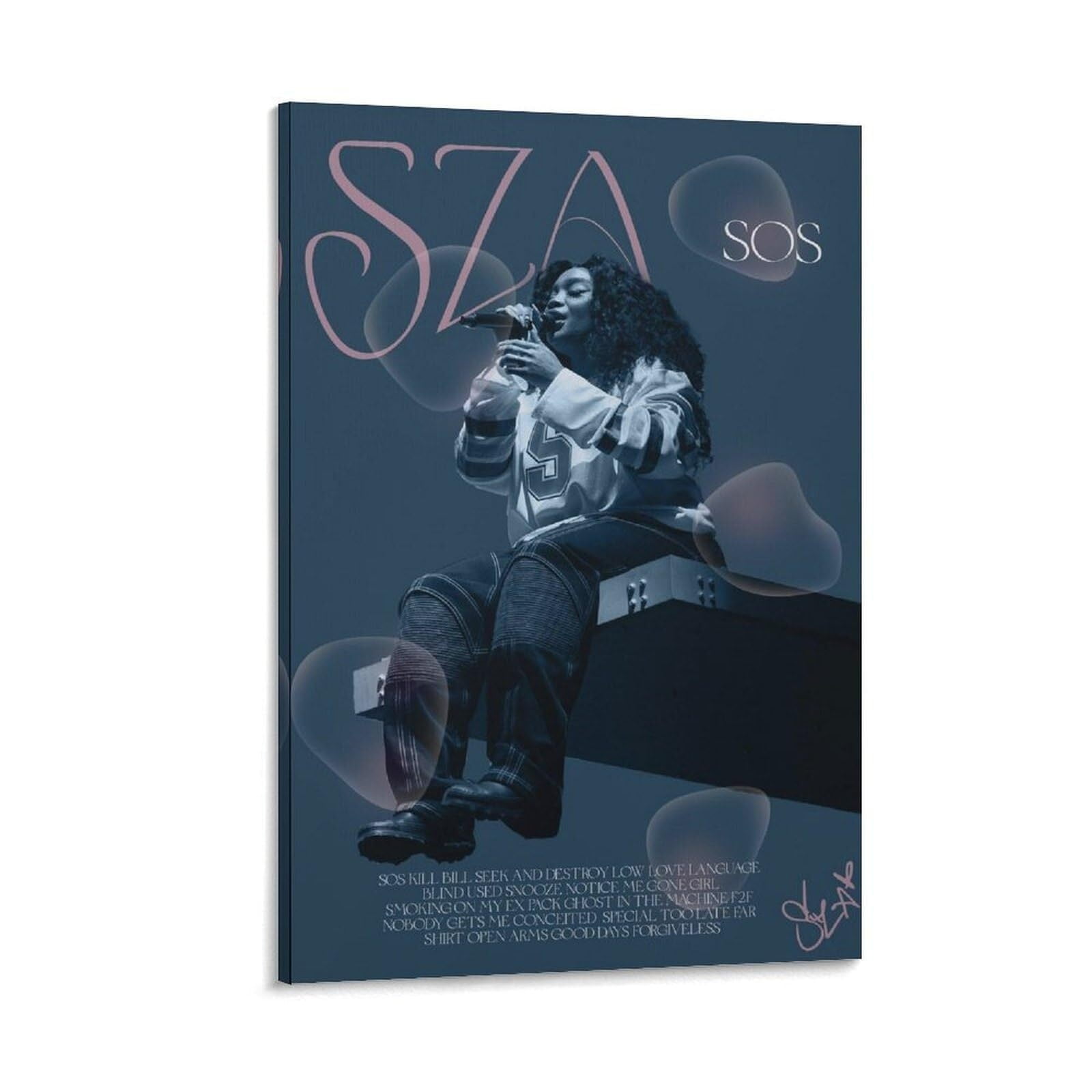 SZA SOS Canvas Poster Bedroom Decoration Landscape Office Valentine's ...
