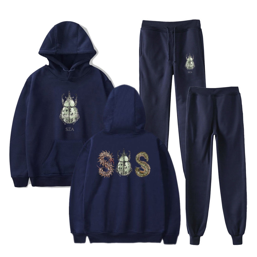 SZA SOS Lana Beetle Logo Merch Hoodies Jogger Pants Cosplay Women Men ...