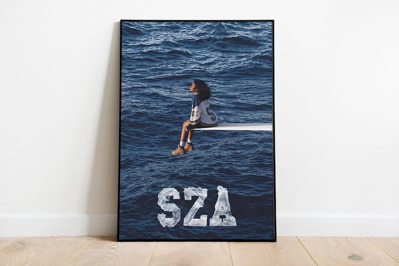 SZA SOS Poster, SZA Album Cover Poster - Walmart.com