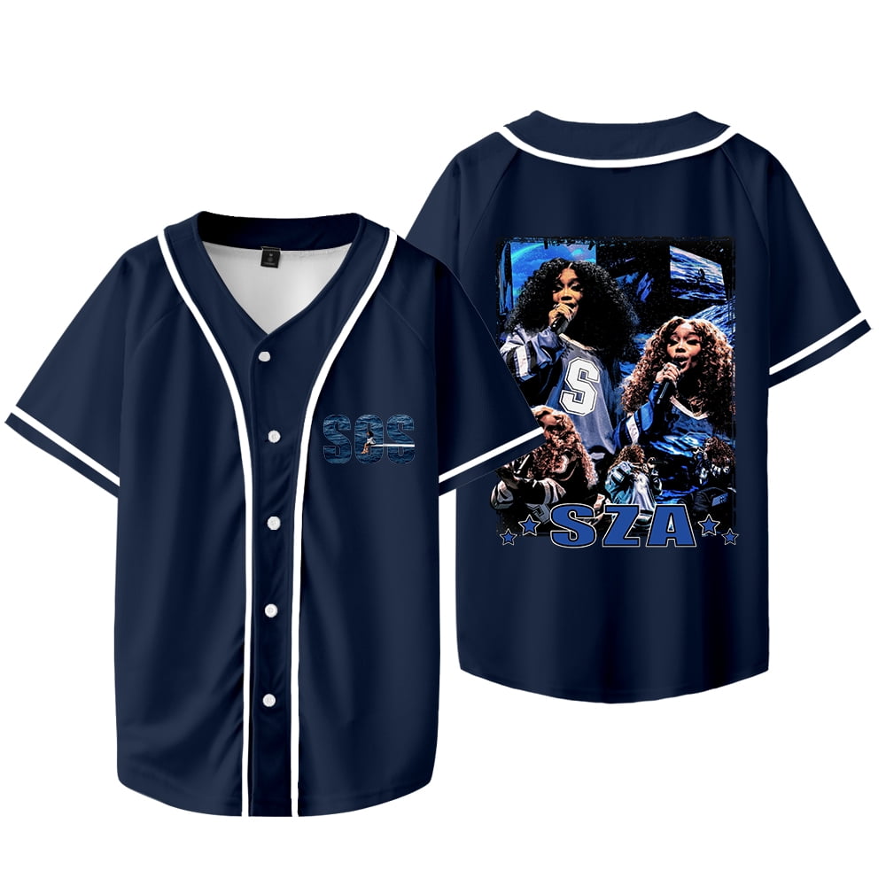 SZA SOS Tour Merch Baseball Jacket New Logo Tee Women Men Fashion ...