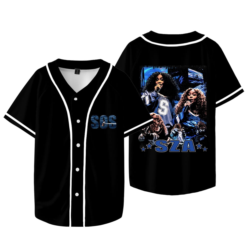 SZA SOS Tour Merch Baseball Jacket New Logo Tee Women Men Fashion ...