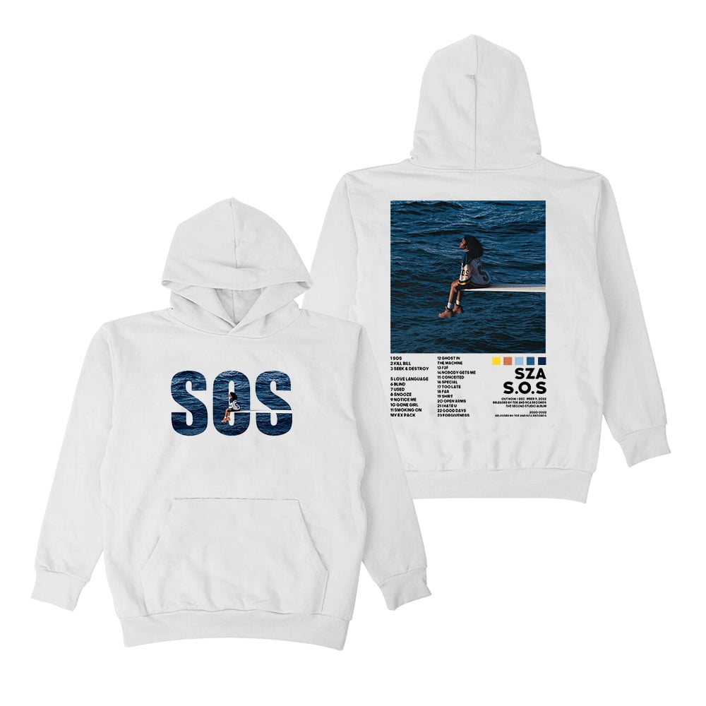 SZA SOS Tracklist Hoodies Rapper Tour Logo Merch Pullovers Women Men ...