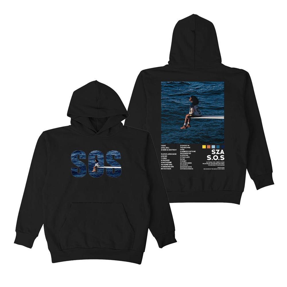 SZA SOS Tracklist Hoodies Rapper Tour Logo Merch Pullovers Women Men ...